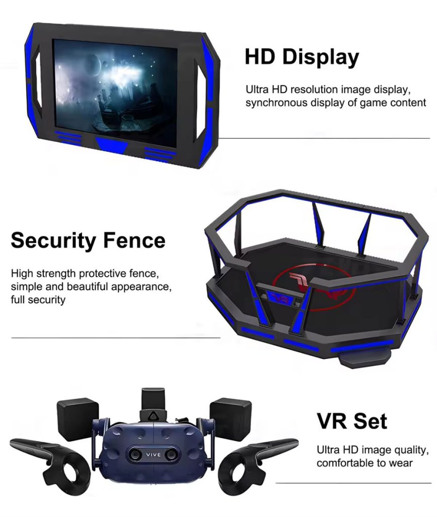 VR Shooting Simulator Infinite Walking VR Space Platform Machine - VR ...